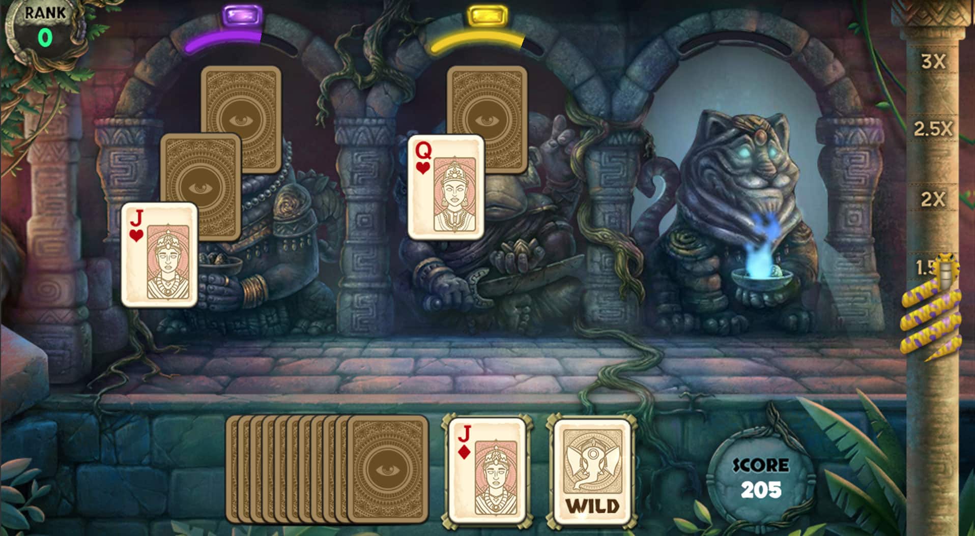 Tri-Peaks Solitaire HD | Online Card Game | Club Pogo Exclusive