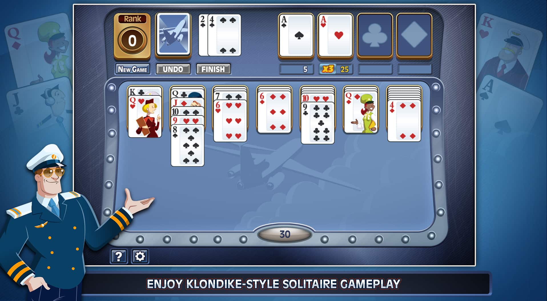 First Class Solitaire HD | Free Online Solitaire Game | Pogo
