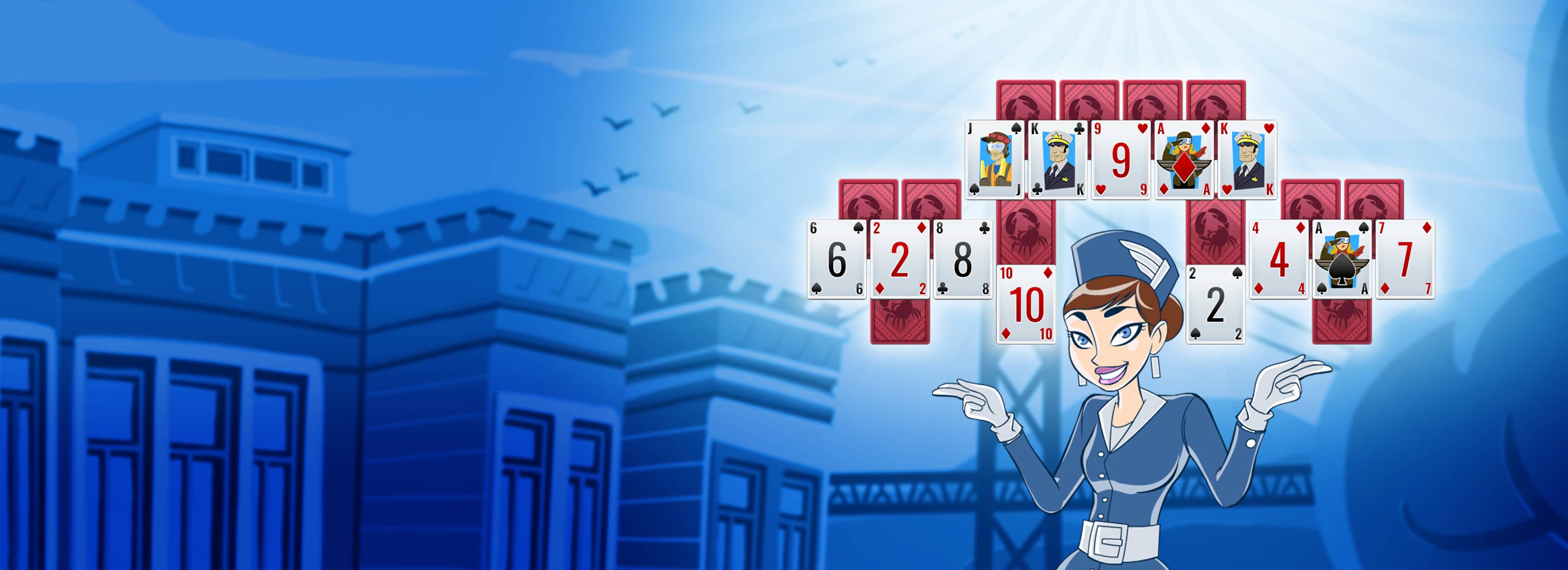 Jet Set Solitaire | Free Online Solitaire Game | Pogo