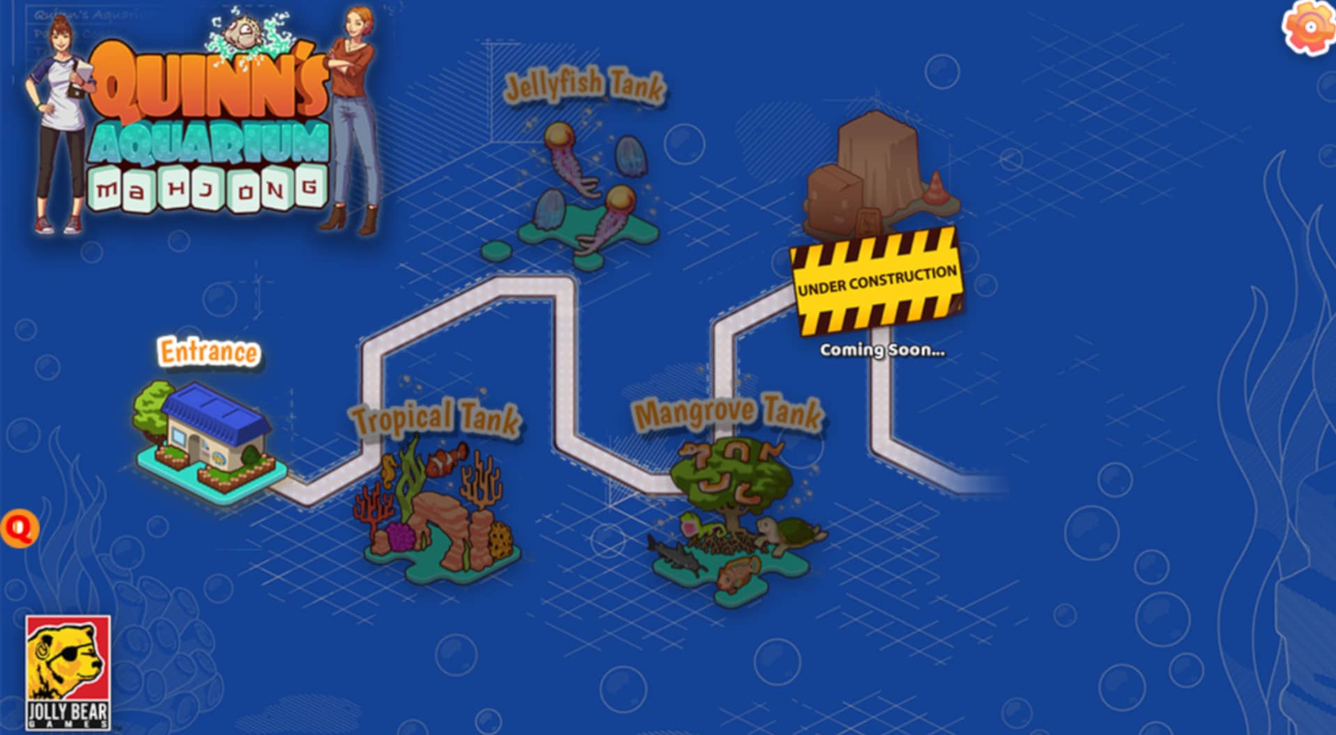 Quinn's Aquarium | Free Online Mahjong Game | Pogo