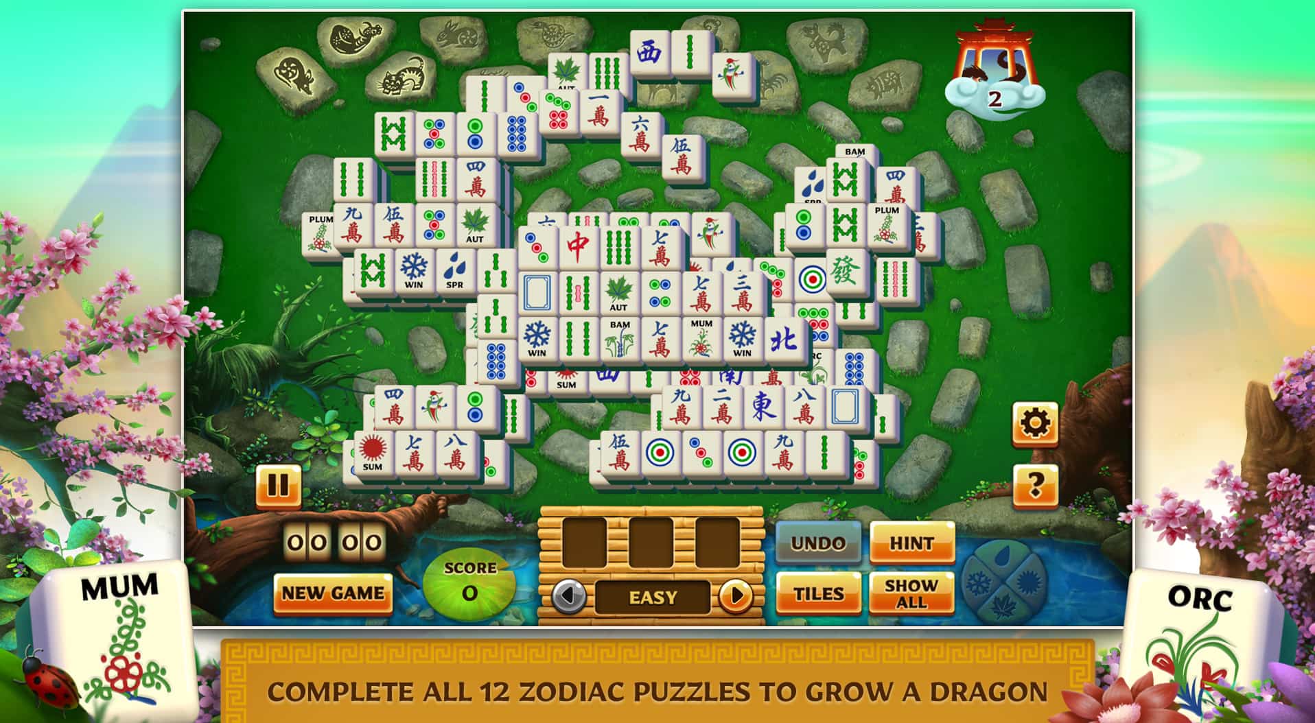 Mahjong Garden HD | Free Online Mahjong Game | Pogo