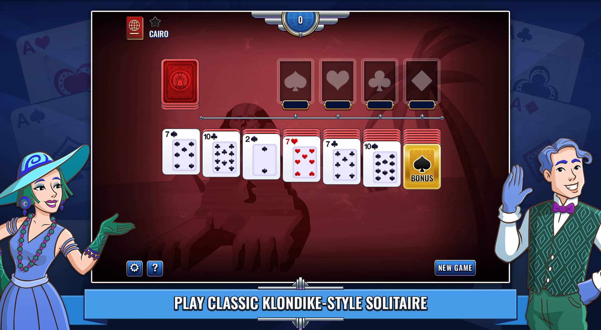 World Class Solitaire HD | Online Card Game | Club Pogo