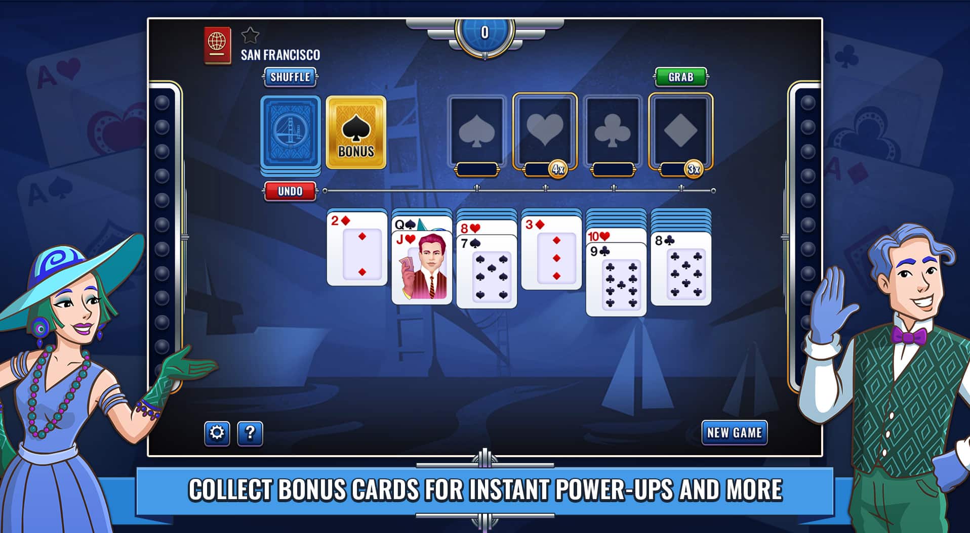 World Class Solitaire HD | Online Card Game | Club Pogo