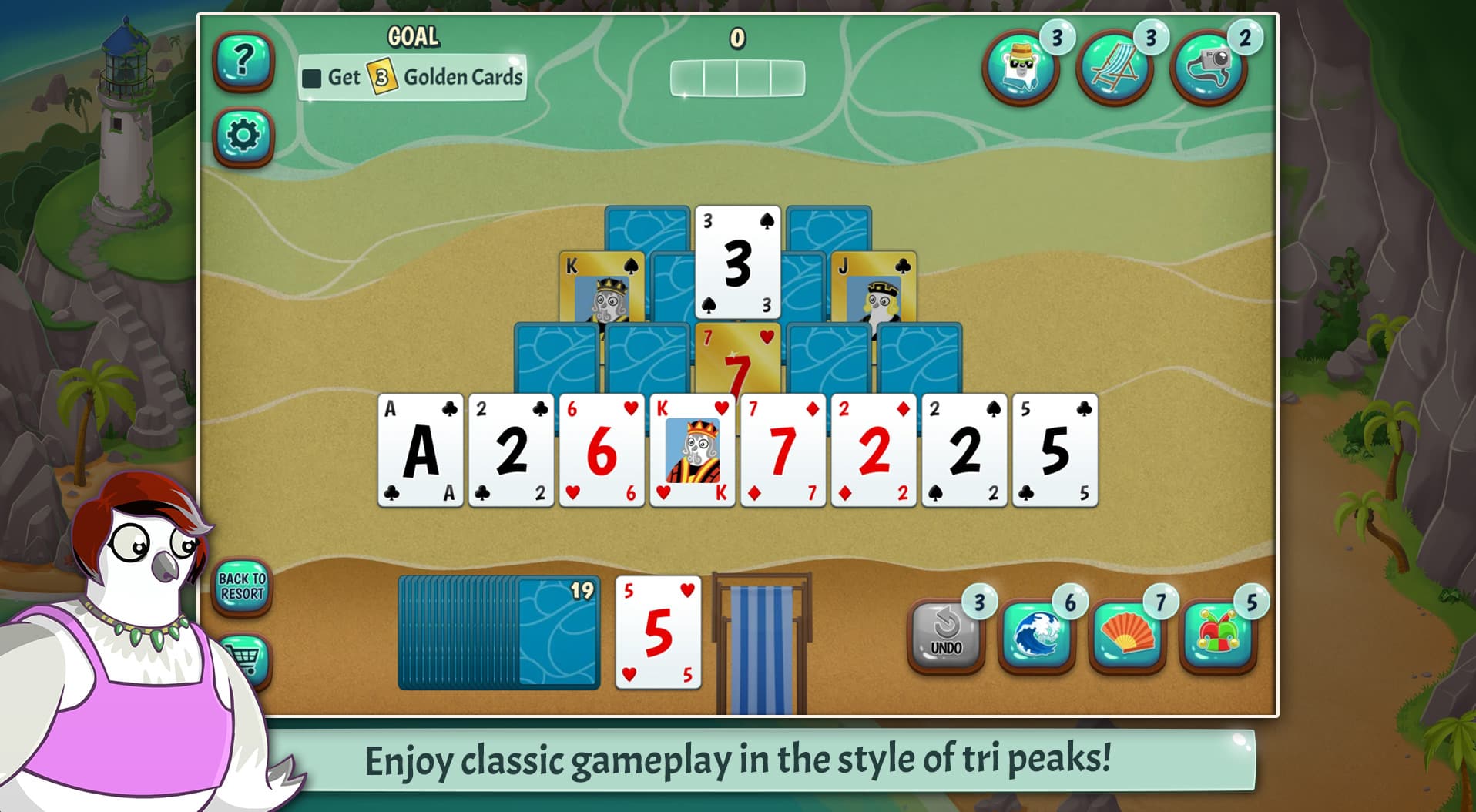 Play Snowbird Solitaire Online | A Relaxing Card Game