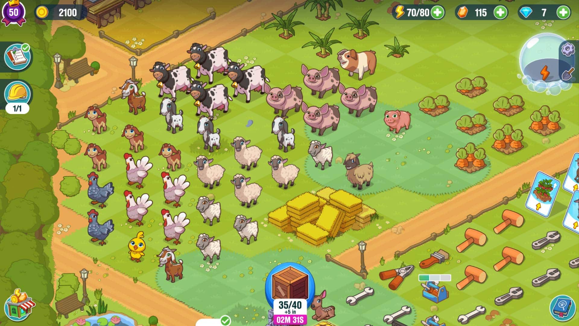 Play Farm Merge Valley: Merge-3 Game Free Online, No Download