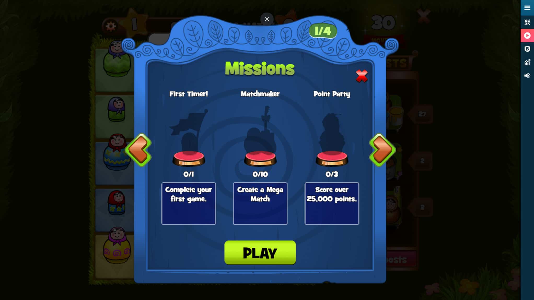 Trizzle Pogo | Line Up Your Dolls & Win This Match-3 Game