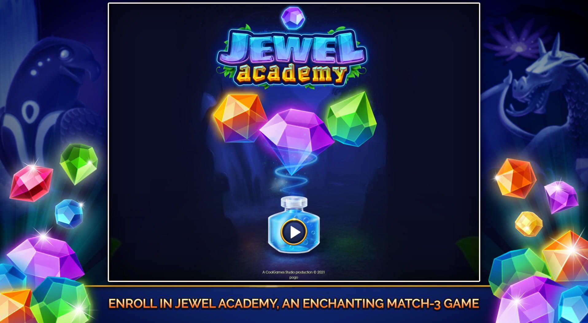 Jewel Academy Free Online Game | A Candy Crush-Like Game