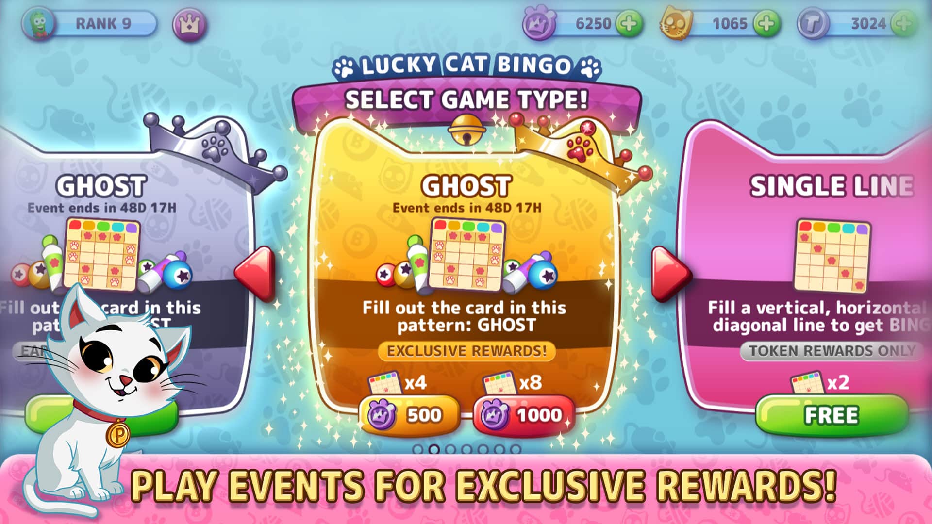 Lucky Cat Bingo – Try Your Luck With Our Cat on Pogo