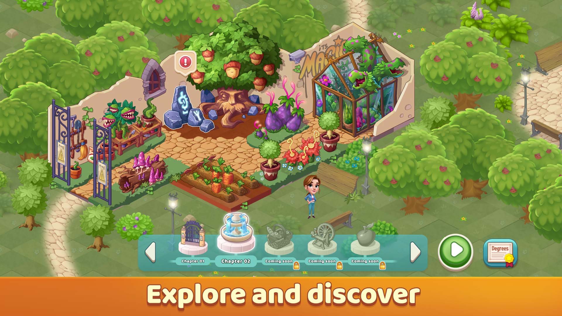 Merge Academy: A Free Magical Merge Game Online