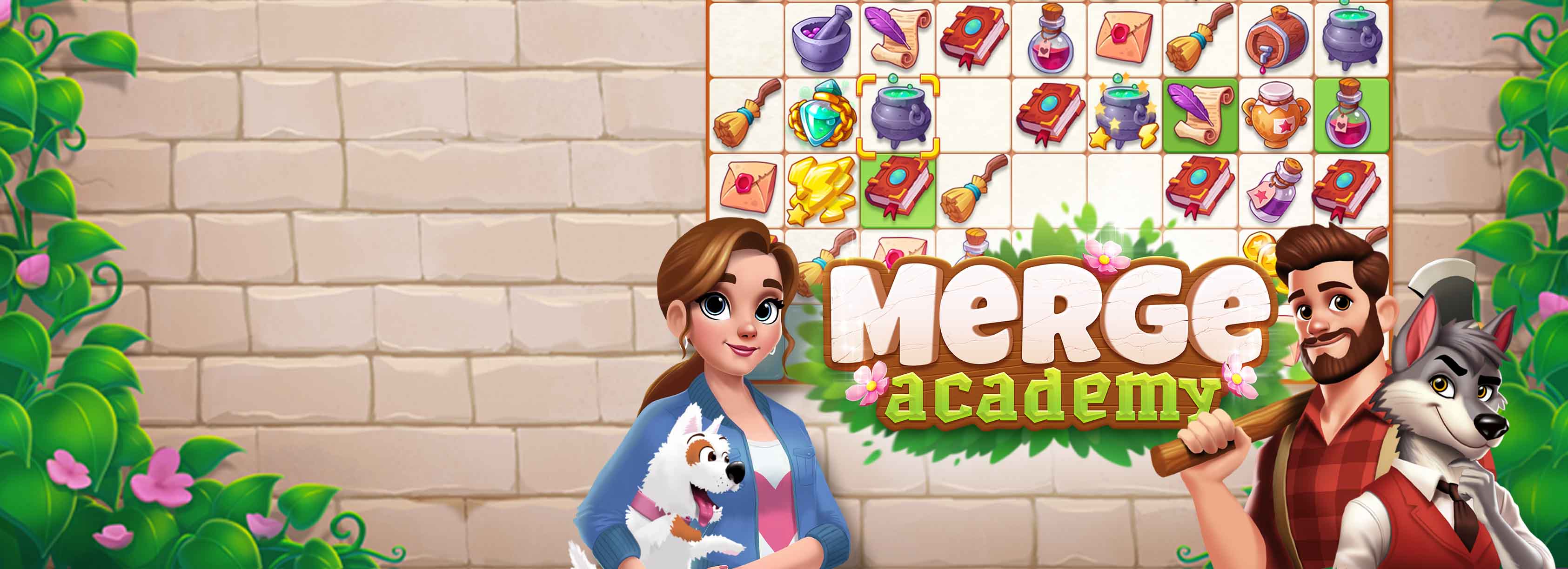 Merge Academy: A Free Magical Merge Game Online