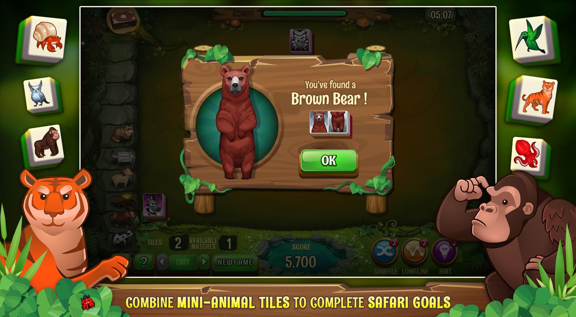 Mahjong Safari | Match Tiles & Explore Nature