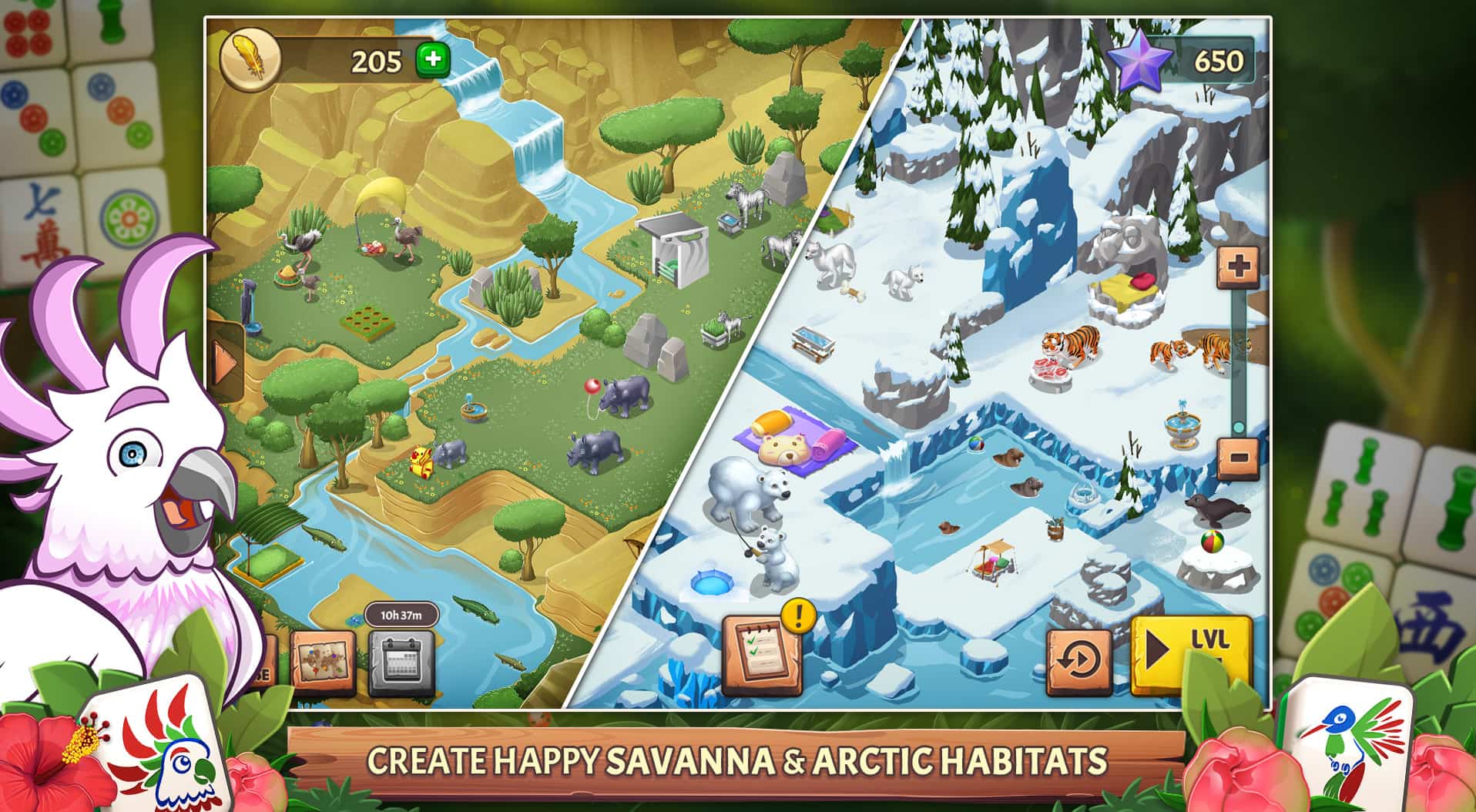 Mahjong Sanctuary | Mahjong Online with Wildlife Twist