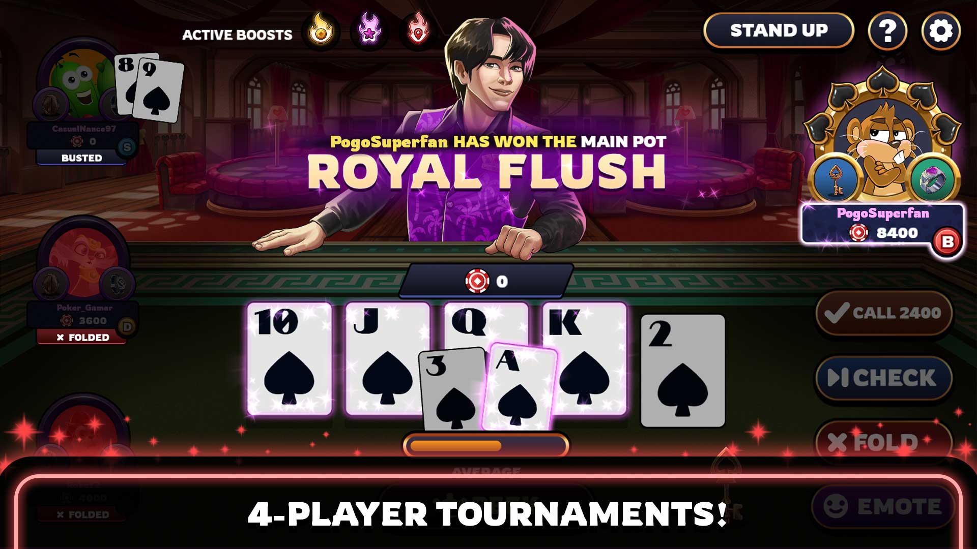 Poker Town Game | Play Online Texas Hold 'Em Tournaments