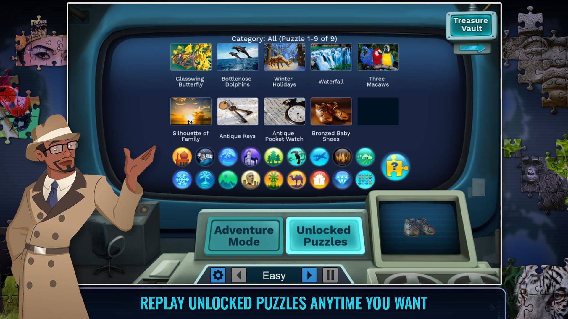 Jigsaw Treasure Hunter | Solve Puzzles and Find Treasures