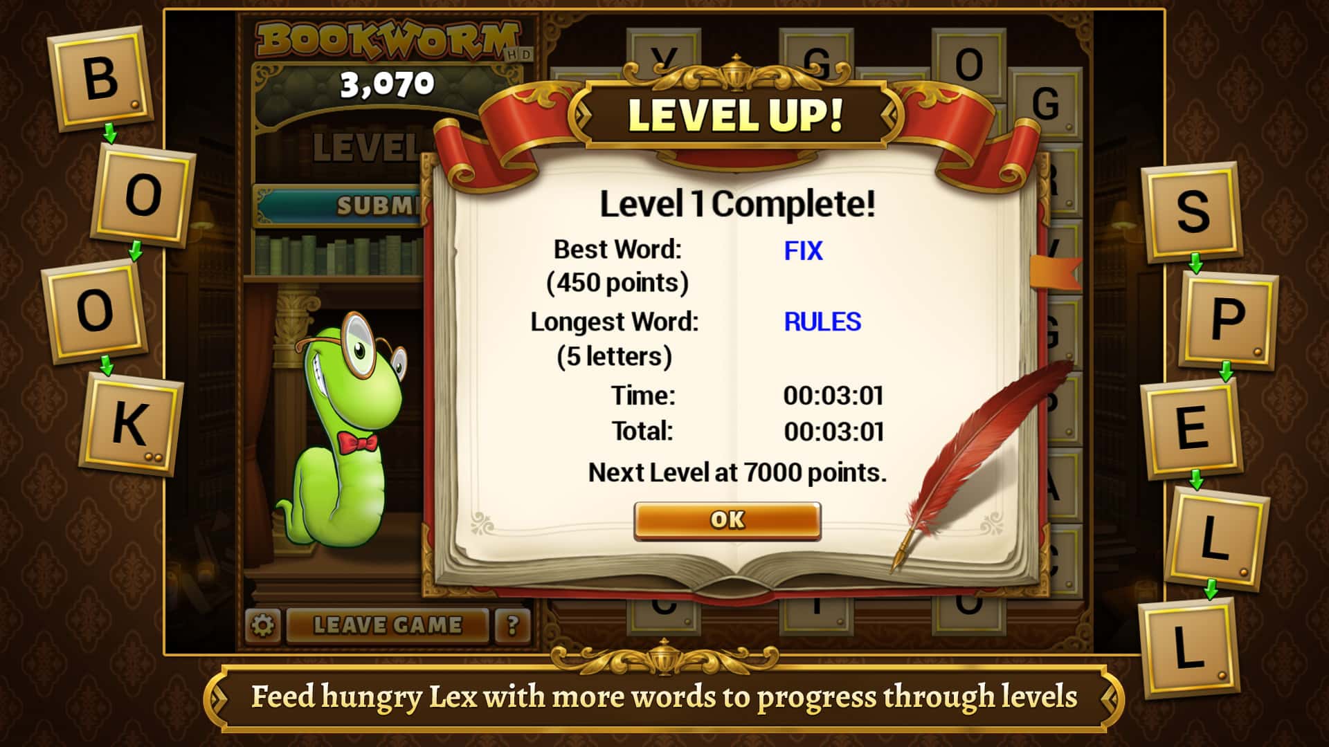 Bookworm Online - Free Word Game | No Download