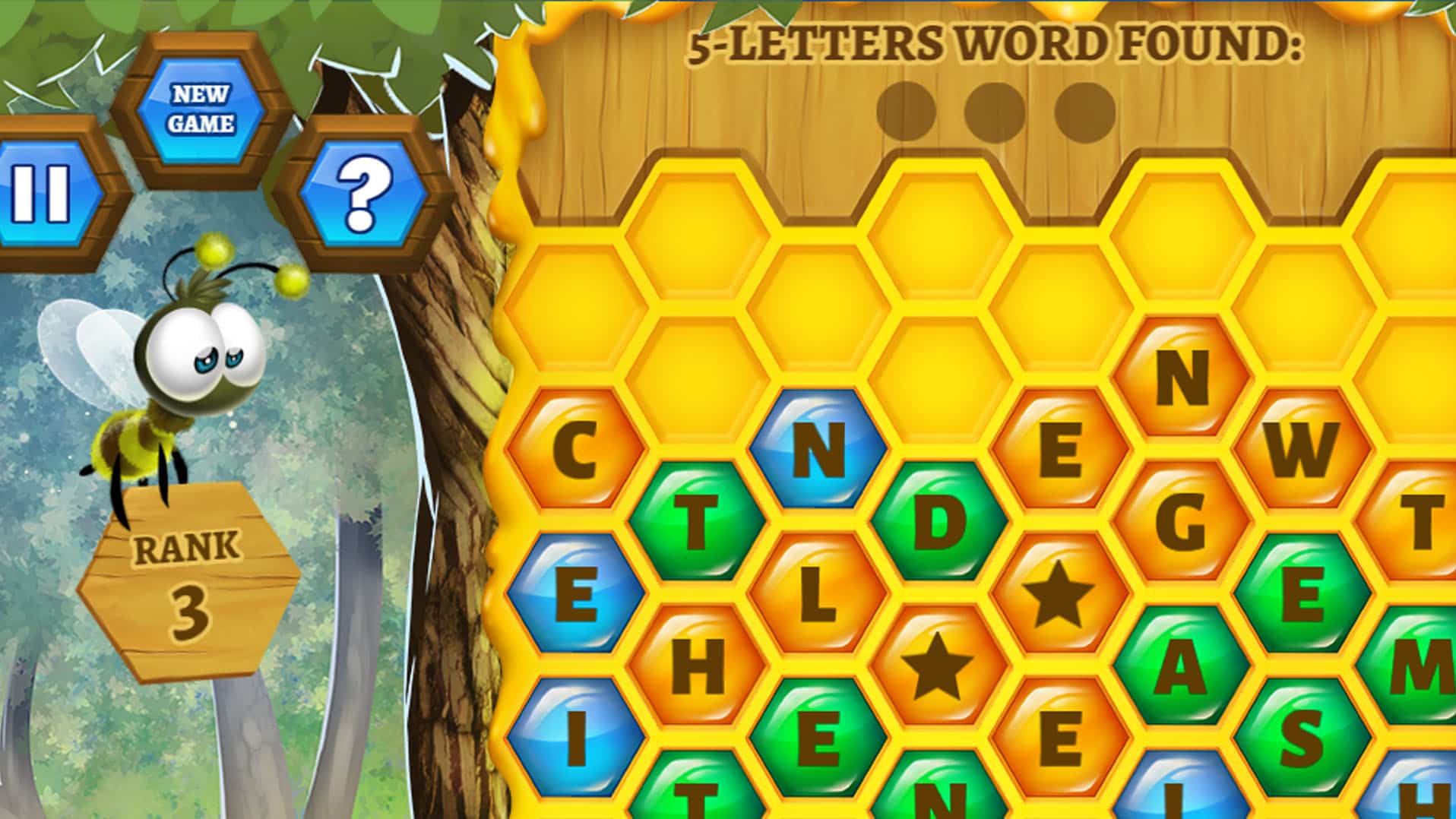Tumble Bees | Play and Enjoy This Word Puzzle Game!