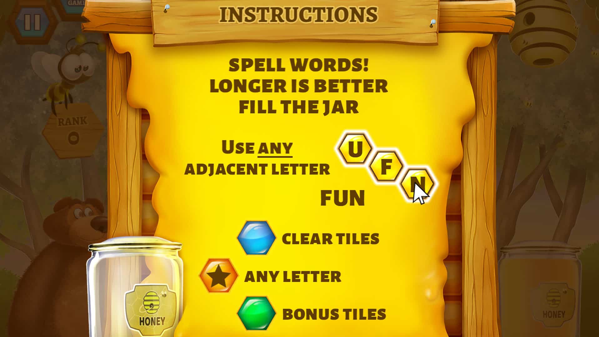 Tumble Bees | Play and Enjoy This Word Puzzle Game!